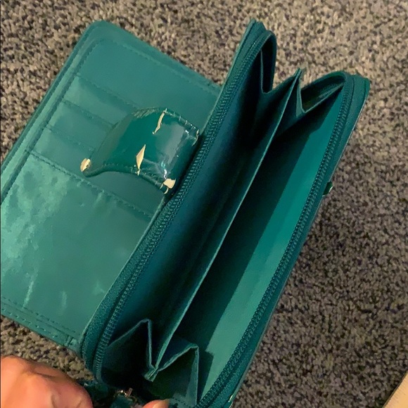 mundi | Bags | Teal Wallet With Zipper | Poshmark